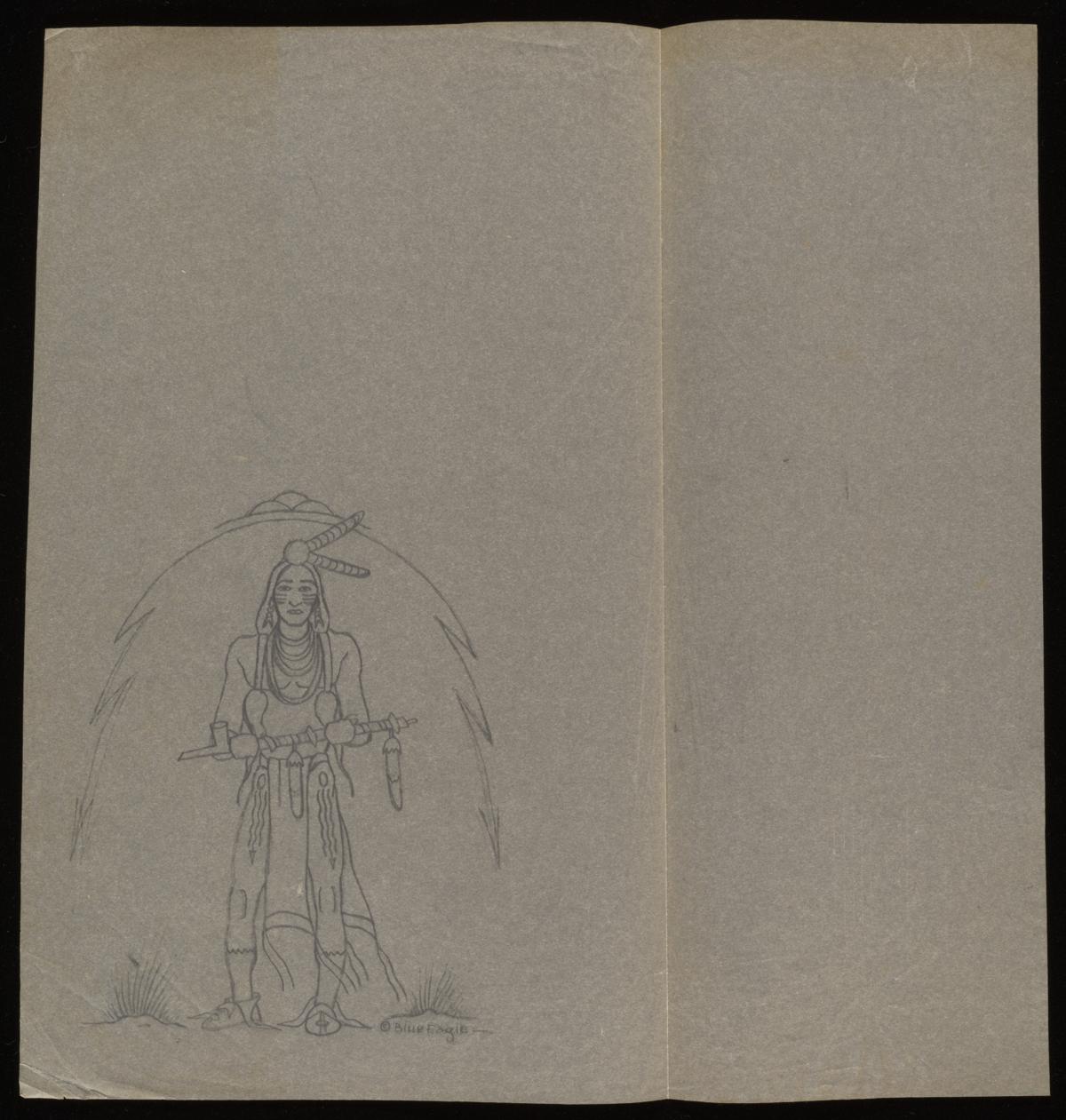 graphite on tracing paper