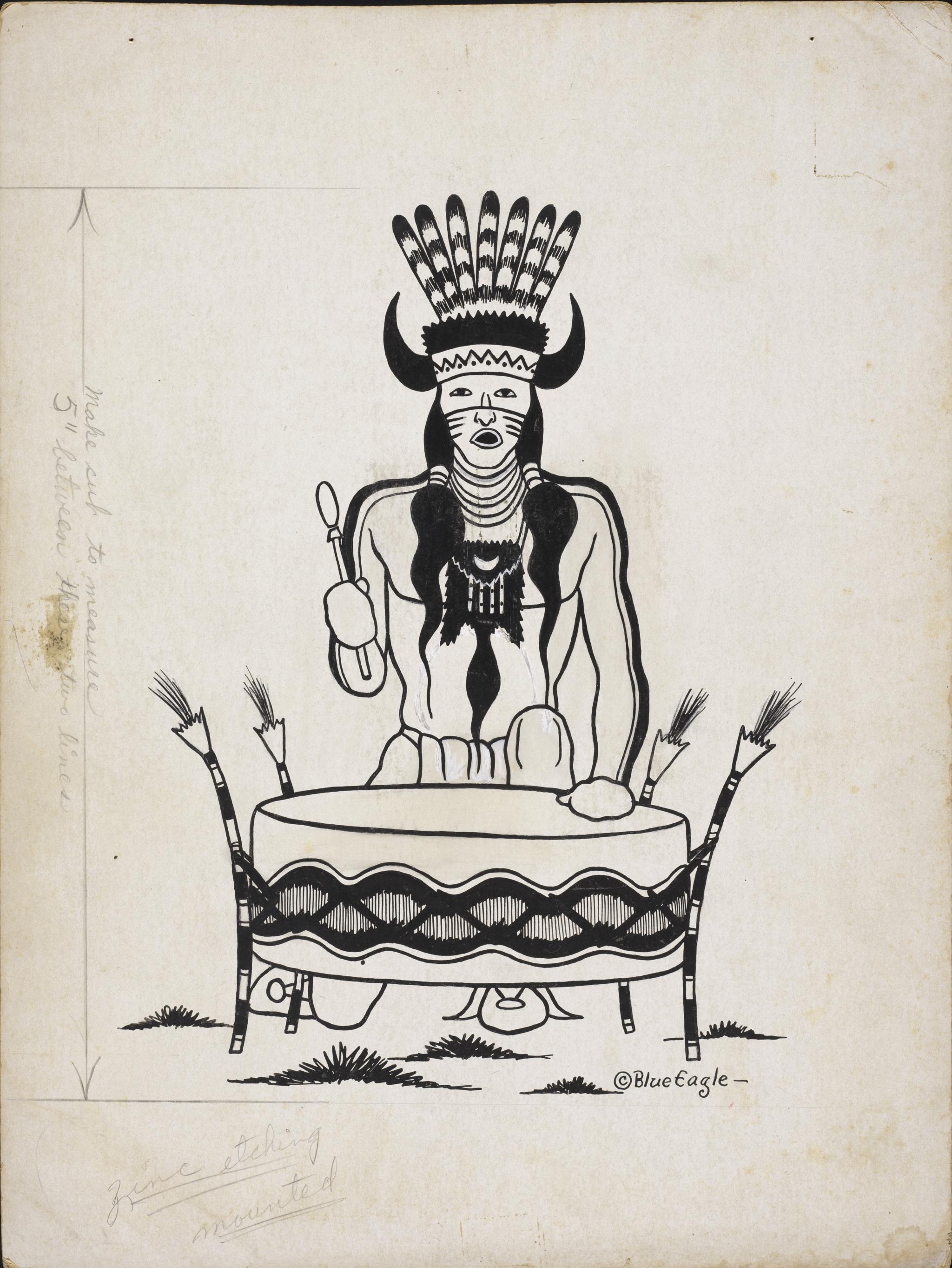 ink on board